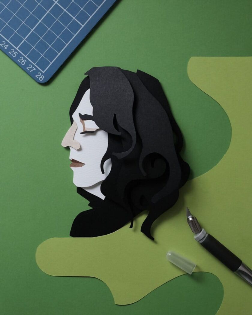 John Ed De Vera: pop culture paper cutting portraits