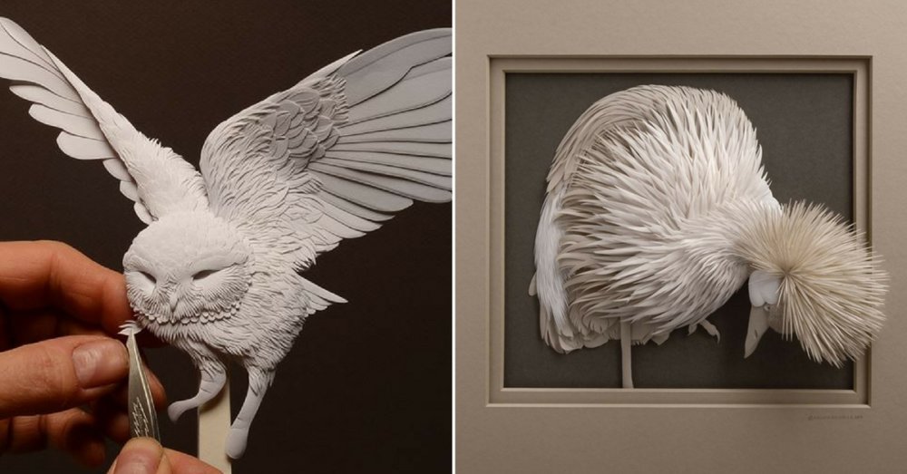 Calvin Nicholls creates amazingly intricate sculptures of animals and ...