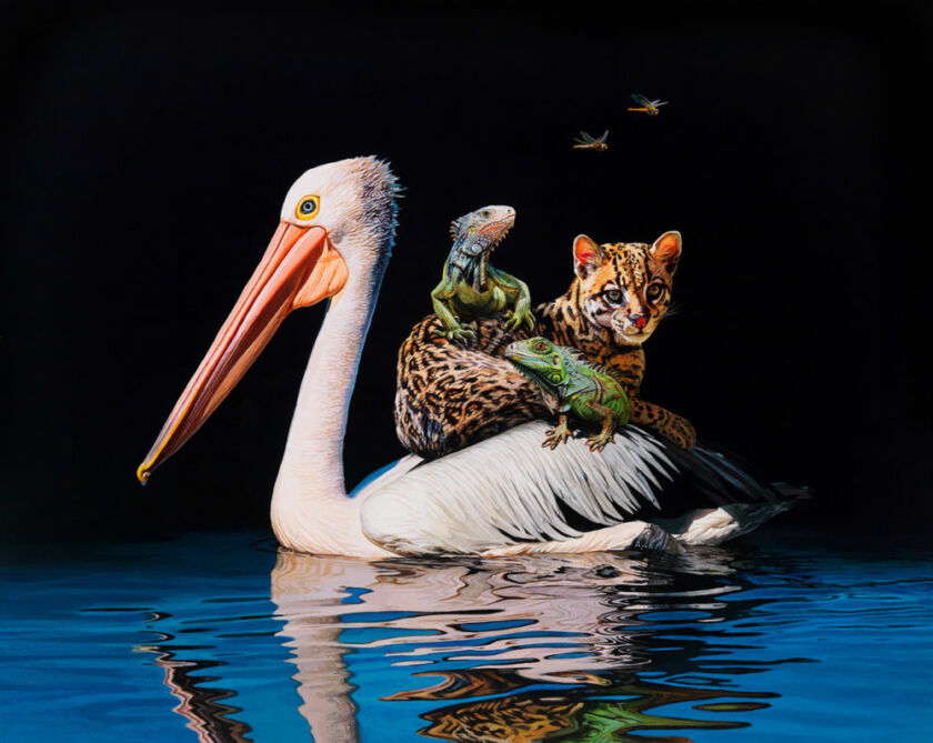 Mesmerizing ecosystems in paint: Lisa Ericson's surreal wildlife ...