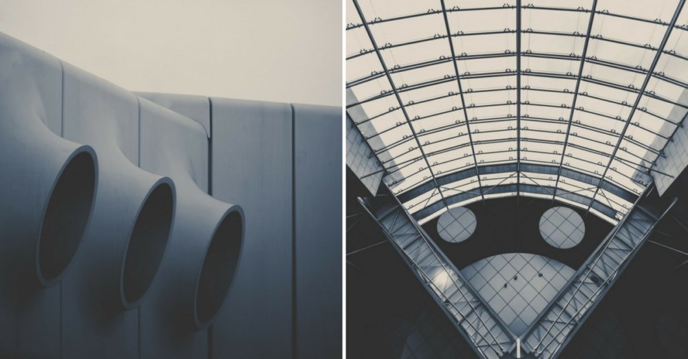 Minimal and futuristic architecture photograph series by Lars Stieger