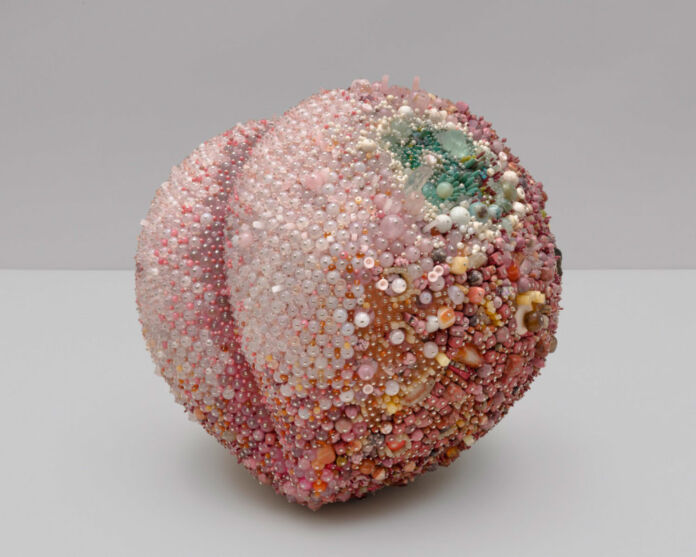 Kathleen Ryan: bejeweled rotting fruit sculptures