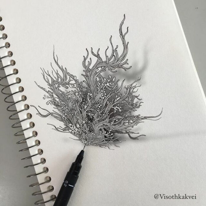 Beyond the pen: how Visoth Kakvei transforms doodles into dimensions ...