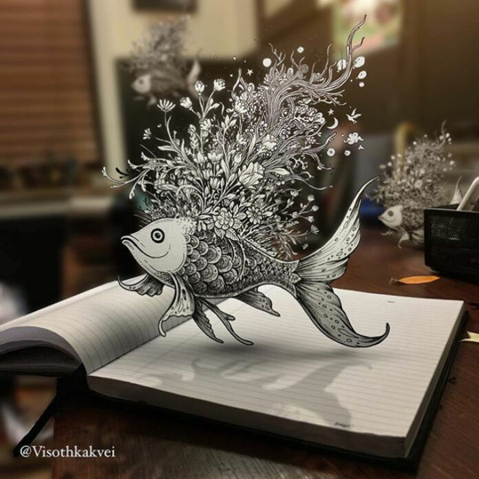 Beyond the pen: how Visoth Kakvei transforms doodles into dimensions ...