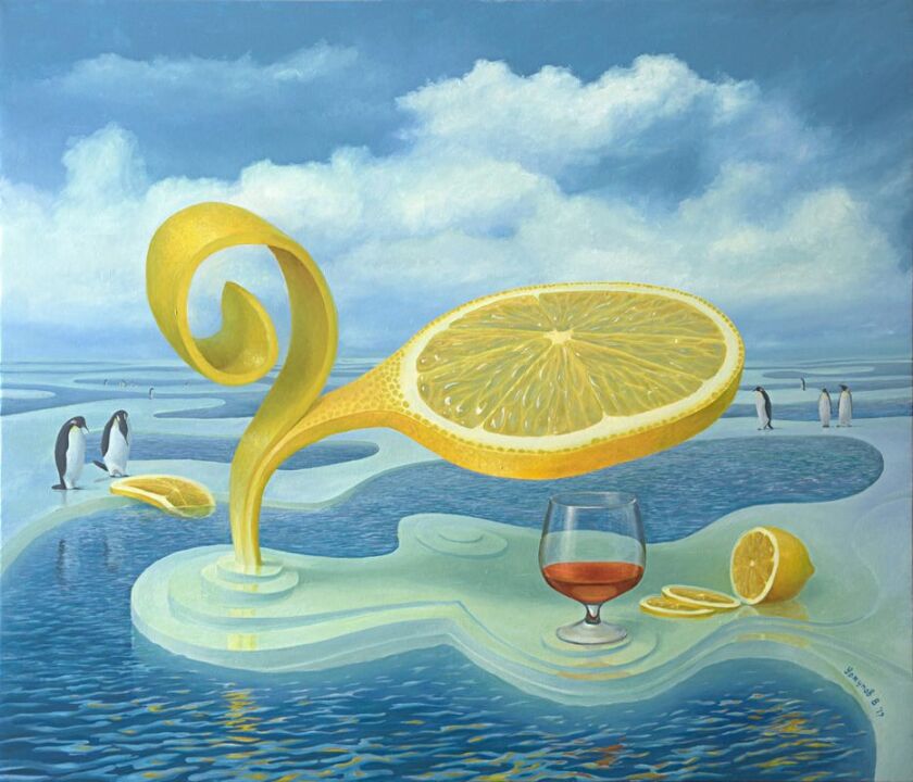 Citrus World: the luminous and surreal lemon-themed paintings of ...
