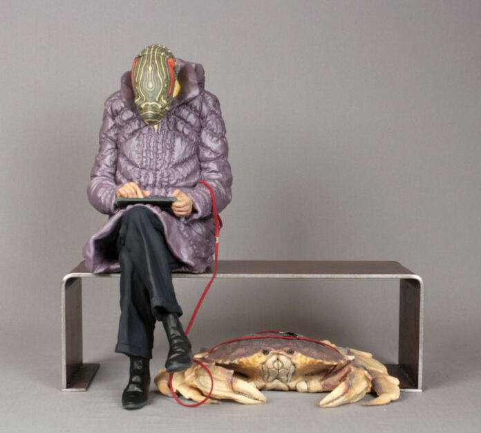 Alessandro Gallo: human-animal hybrid figures in everyday scenes