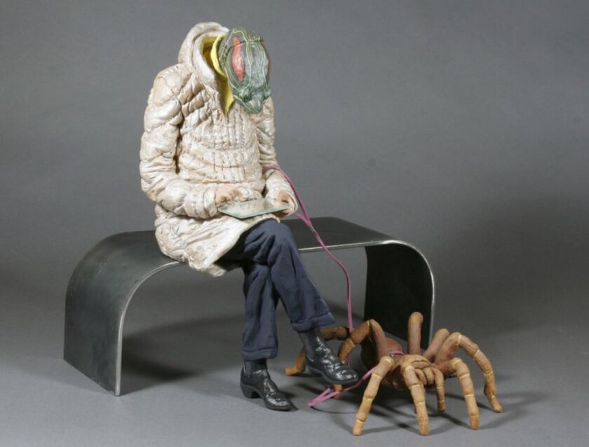 Alessandro Gallo: human-animal hybrid figures in everyday scenes