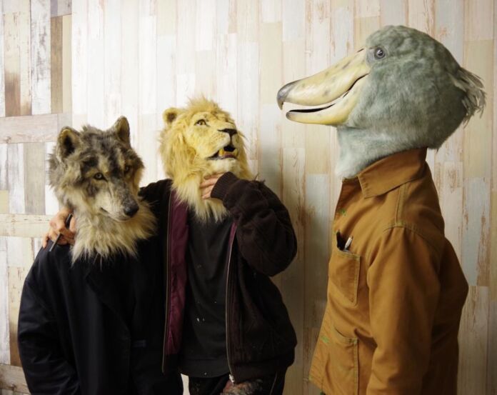 Kamonohashi Zokei: hyper-realistic hand-made animal masks