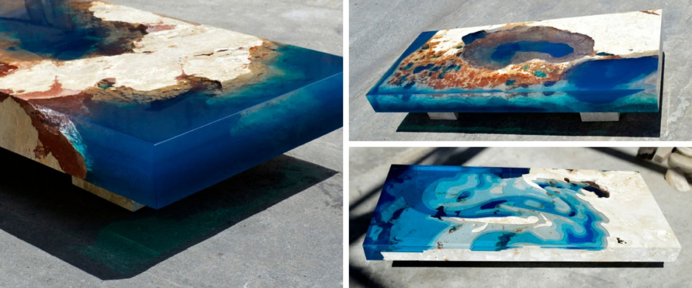 Alexandre Chapelin: ocean-themed furniture sculptures