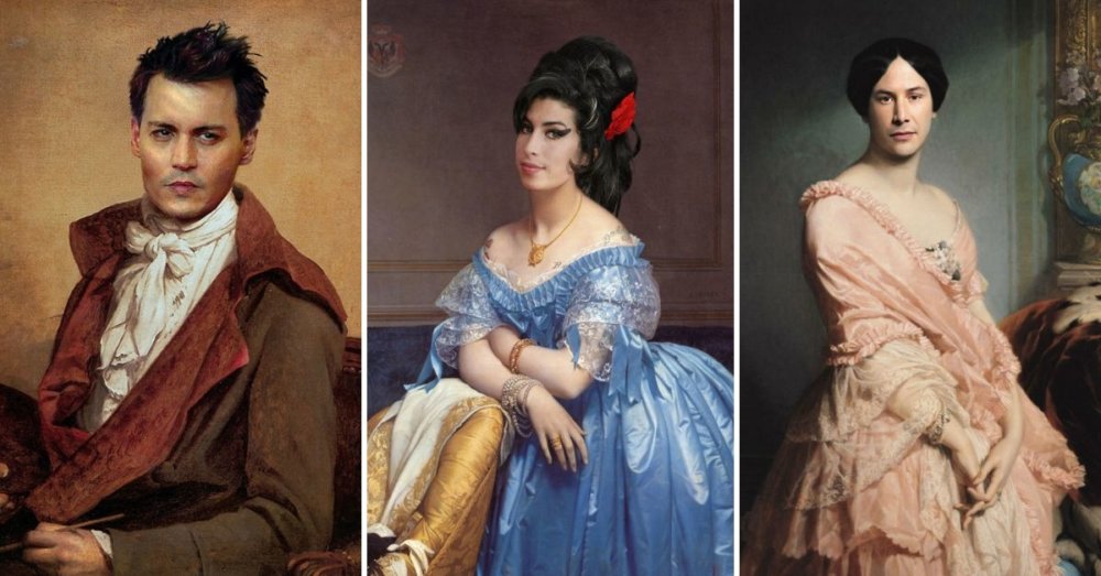 Classical paintings recreated with today's celebrities by Design Crowd ...