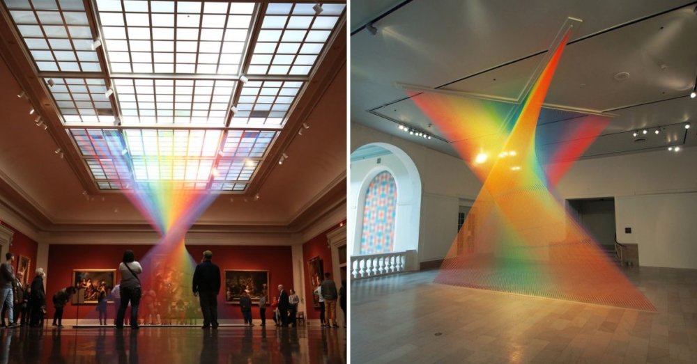 Exploring identity and color with Gabriel Dawe's rainbow thread ...