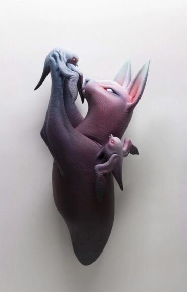 Erika Sanada: sculptures of amalgamated hybrid creatures