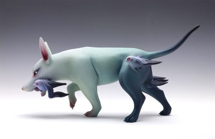 Erika Sanada: sculptures of amalgamated hybrid creatures