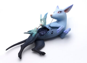 Erika Sanada: sculptures of amalgamated hybrid creatures