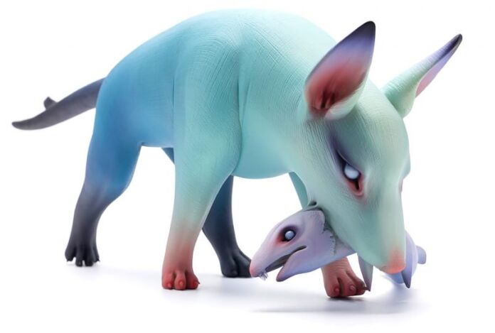 Erika Sanada: sculptures of amalgamated hybrid creatures