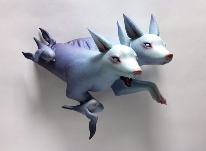 Erika Sanada: sculptures of amalgamated hybrid creatures
