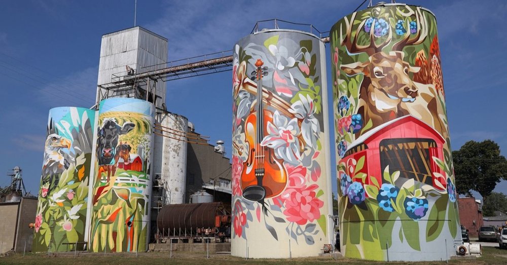 Transforming rural silos into monumental works of art: the magic of Key ...