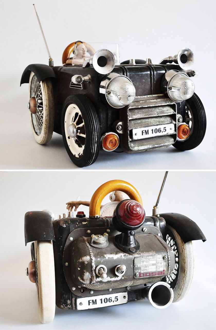 Arturas Tamasauskas: steampunk sculptures from trash