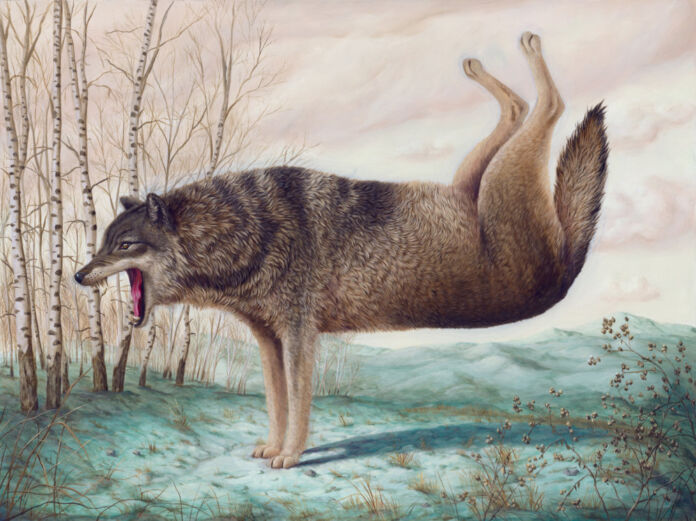 Bruno Pontiroli: surreal contorted and twisted animal paintings