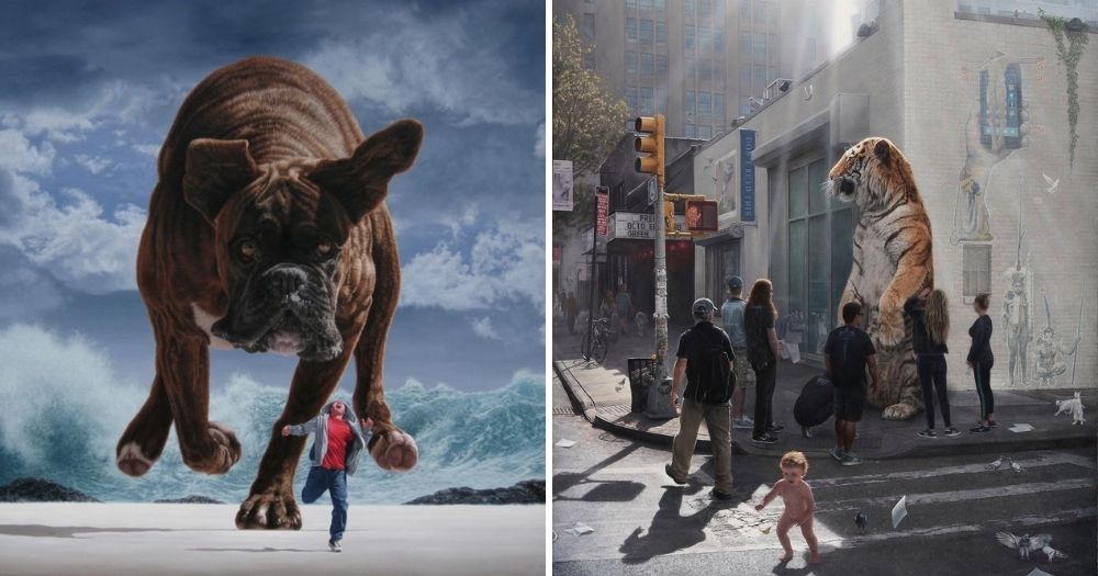 Joel Rea: hyper-realism meets surrealism in oil paintings