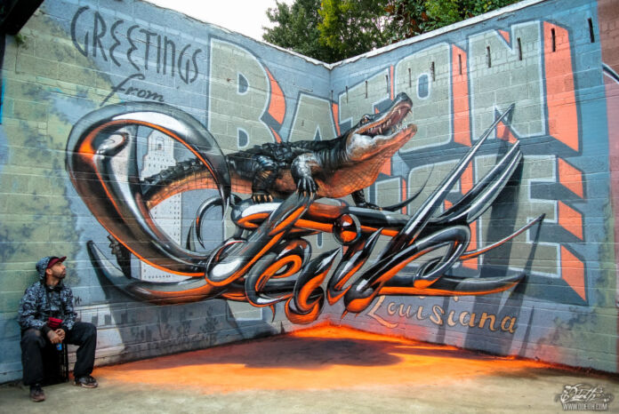 Odeith's giant insects: massive murals transform walls with ...