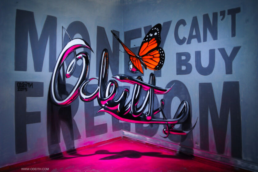 Odeith's giant insects: massive murals transform walls with ...