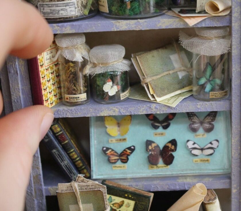 Lauren Delaney George: vintage miniature dioramas and furniture