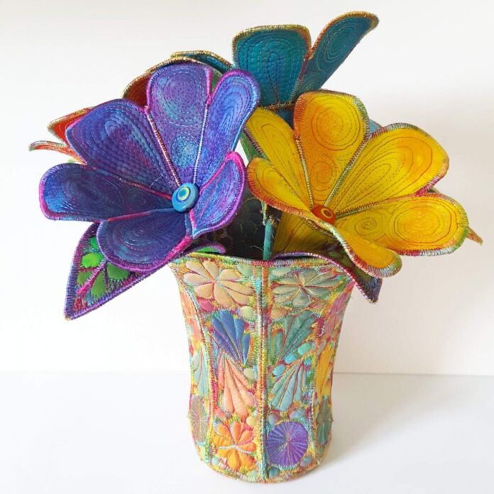 Gorgeously patterned textile sculptures of household objects by Sue ...