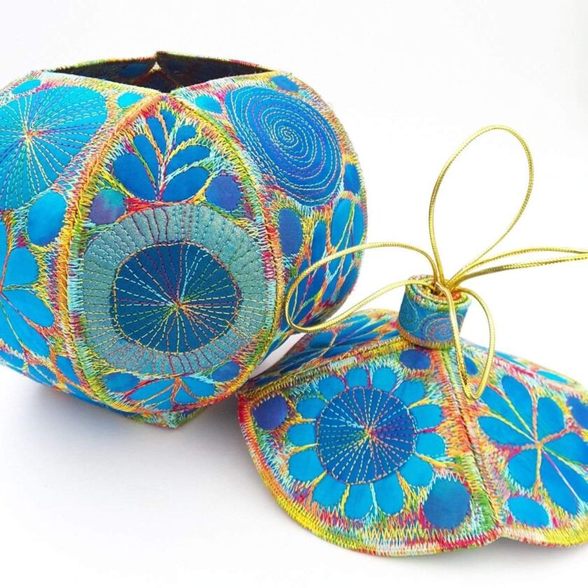 Gorgeously patterned textile sculptures of household objects by Sue ...