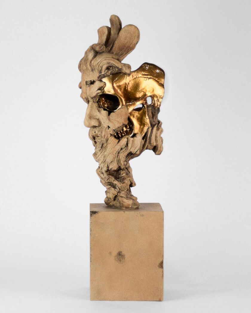 Jack Of The Dust: human skull sculptures