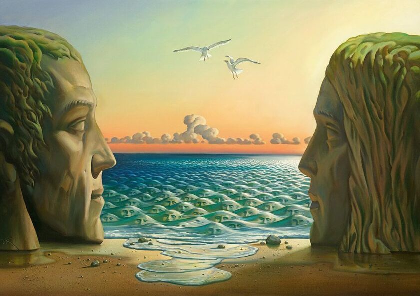 Vladimir Kush: surrealist paintings of metaphorical realities