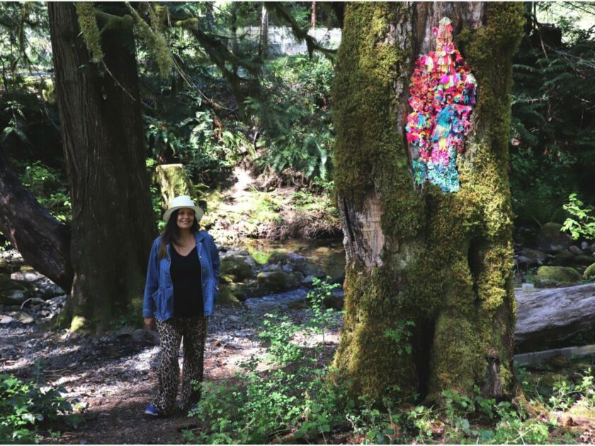 Interweaving art and ecology: Katy Biele's ephemeral textile nature ...