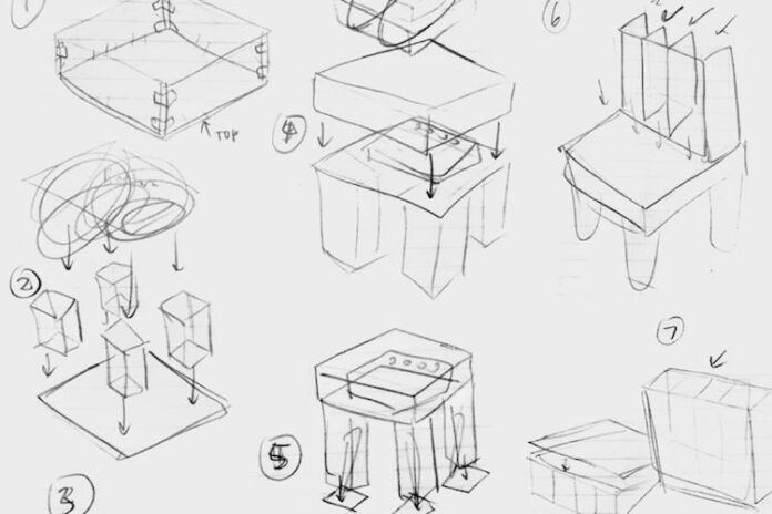 Joyce Lin: Exploded Chair deconstructed furniture design
