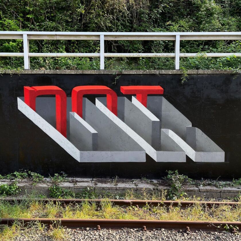 Pref's dazzling 3D typography murals: blending text, depth, and ...