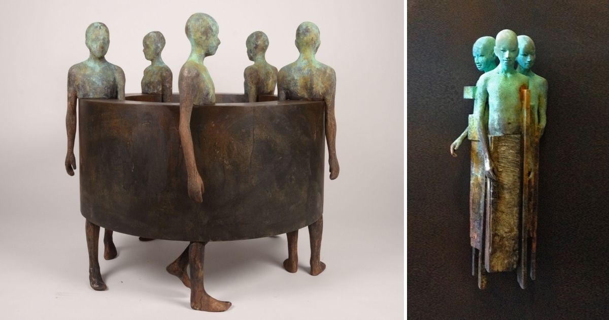 Materializing dreams: the complexity of humanity in Jesus Curiá's surrealist bronze sculptures ...