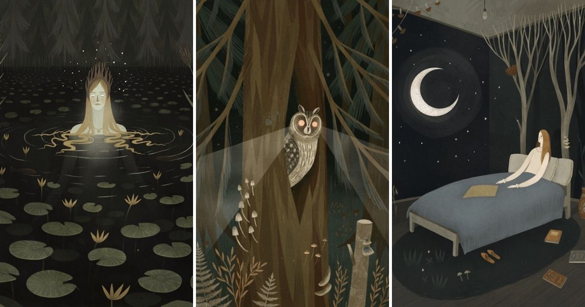 Wonderful magical illustrated GIFs by Alexandra Dvornikova: a world of ...