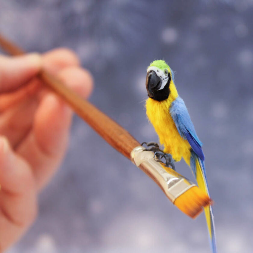 Discover the enchanting world of lifelike miniature animal sculptures ...