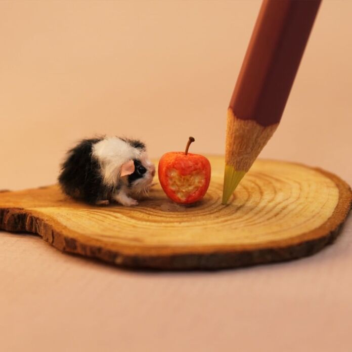 Katie Doka: lifelike miniature animal sculptures