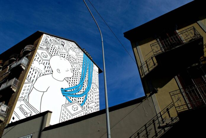 The art of storytelling: wonderful cartoon murals in large scale by ...