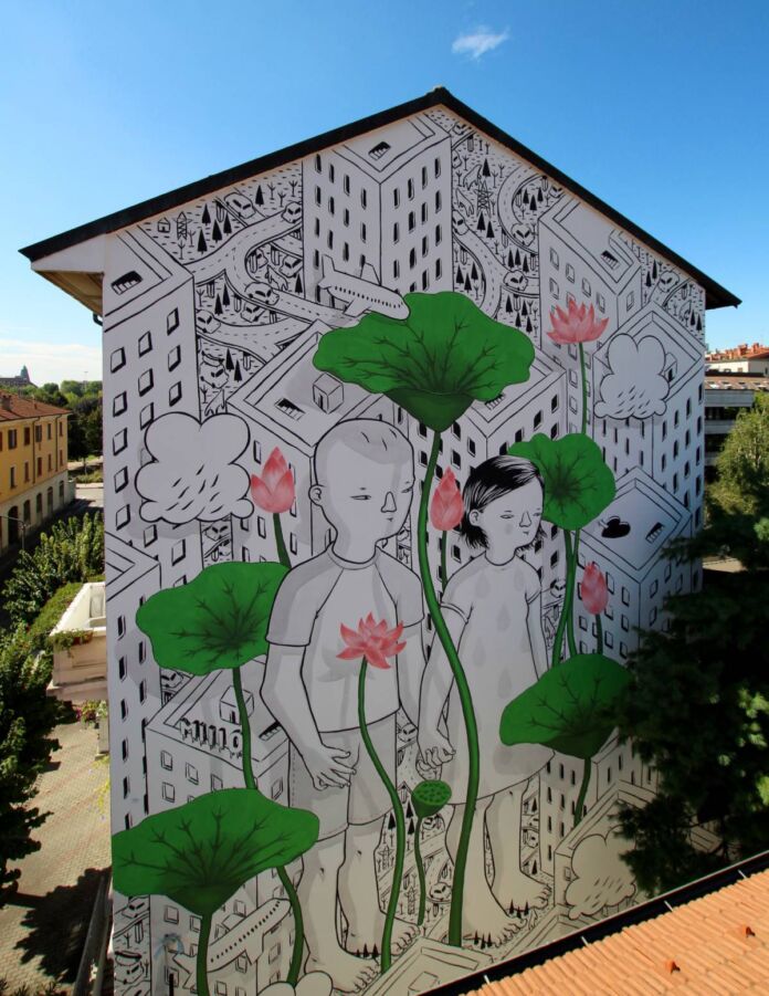 The art of storytelling: wonderful cartoon murals in large scale by ...