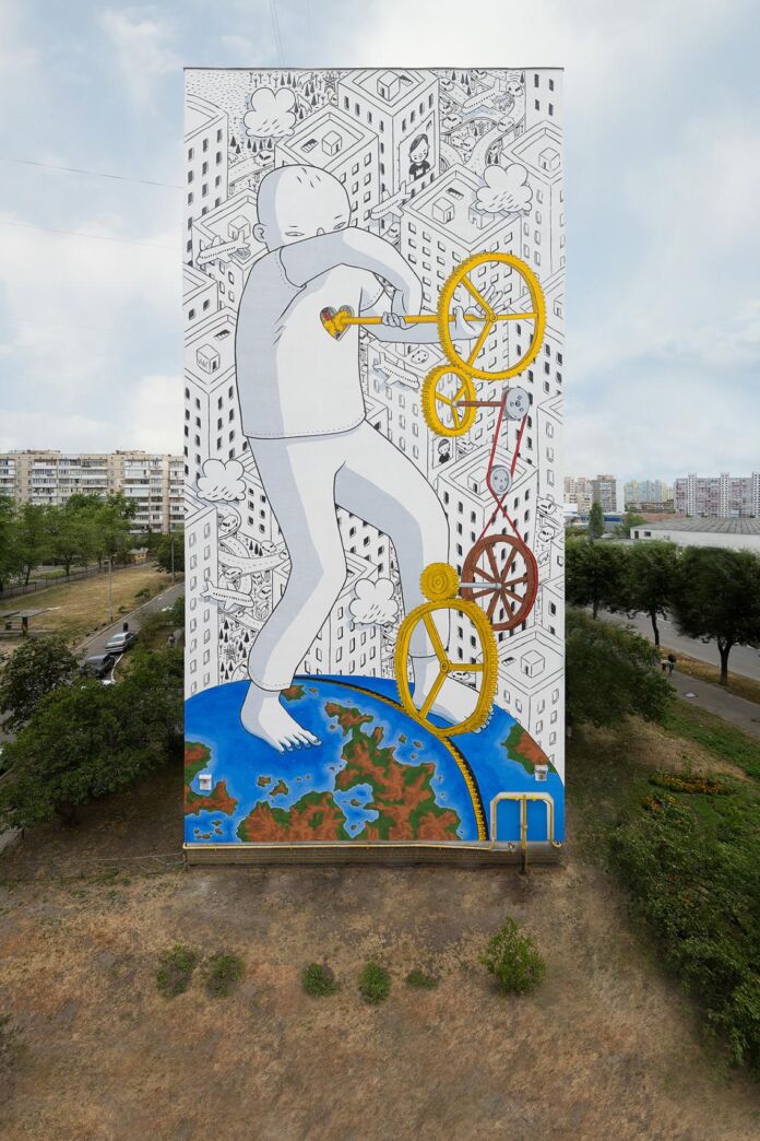 The art of storytelling: wonderful cartoon murals in large scale by ...