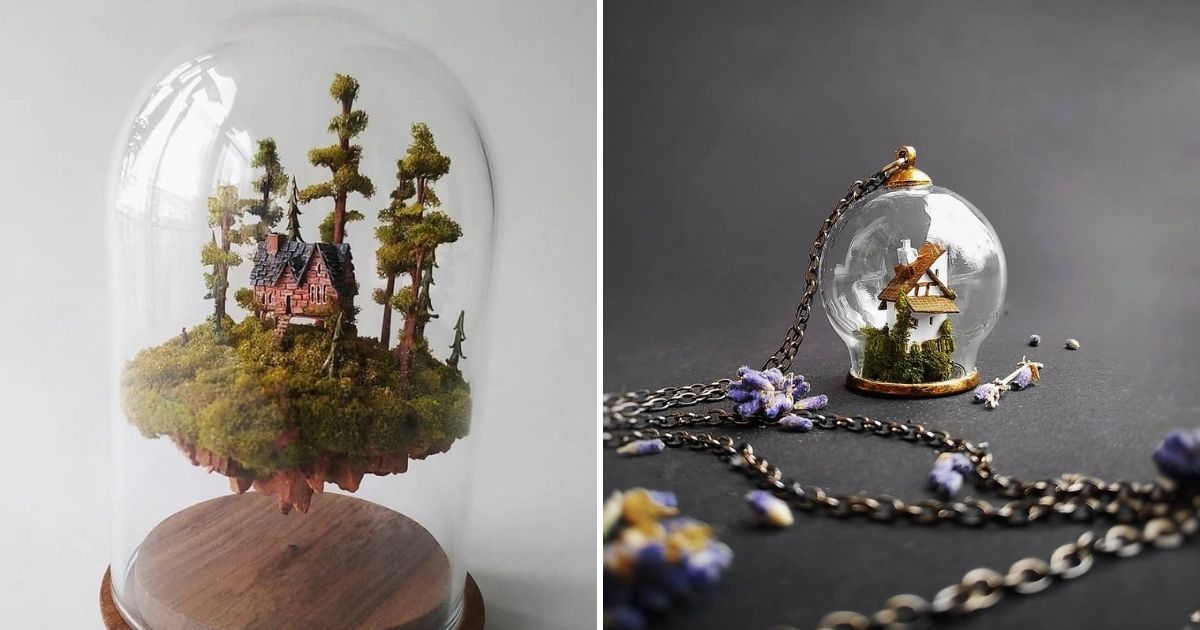Michael Davydov: fantastic miniature art compositions
