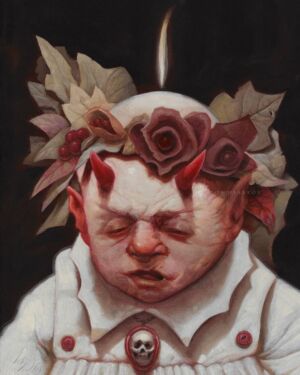 Jorge Dos Diablos: grotesque diabolic creature portraits