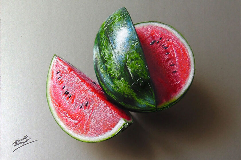 Marcello Barenghi: photo-realistic 3D pencil drawings