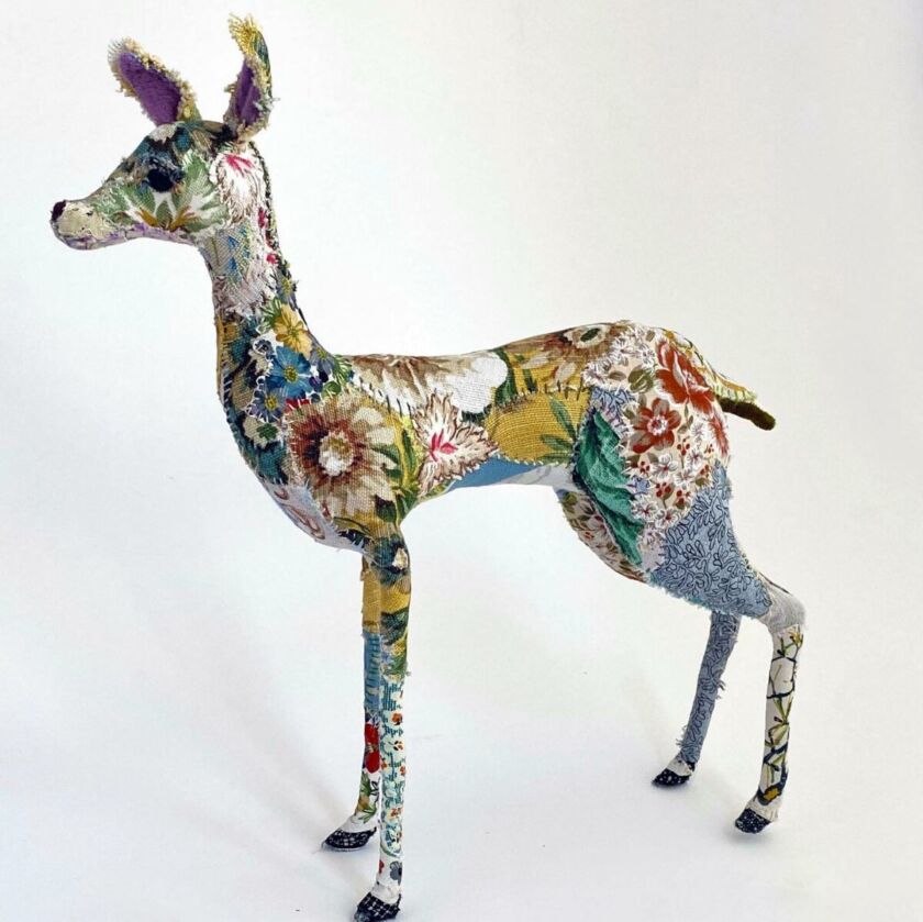 Bryony Rose Jennings: enchanting animal textile sculptures
