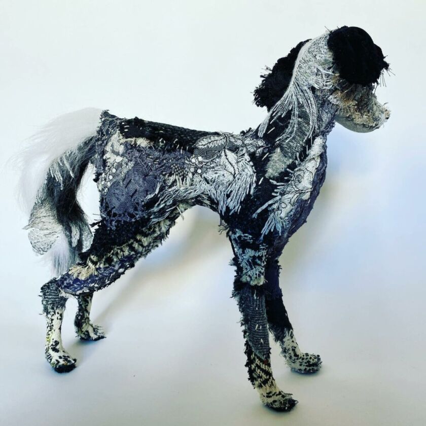 Bryony Rose Jennings: enchanting animal textile sculptures