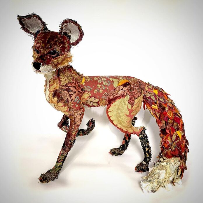 Bryony Rose Jennings: enchanting animal textile sculptures
