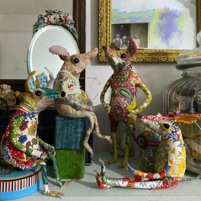 Bryony Rose Jennings: enchanting animal textile sculptures