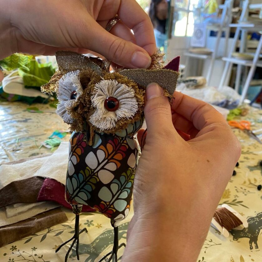 Bryony Rose Jennings: enchanting animal textile sculptures