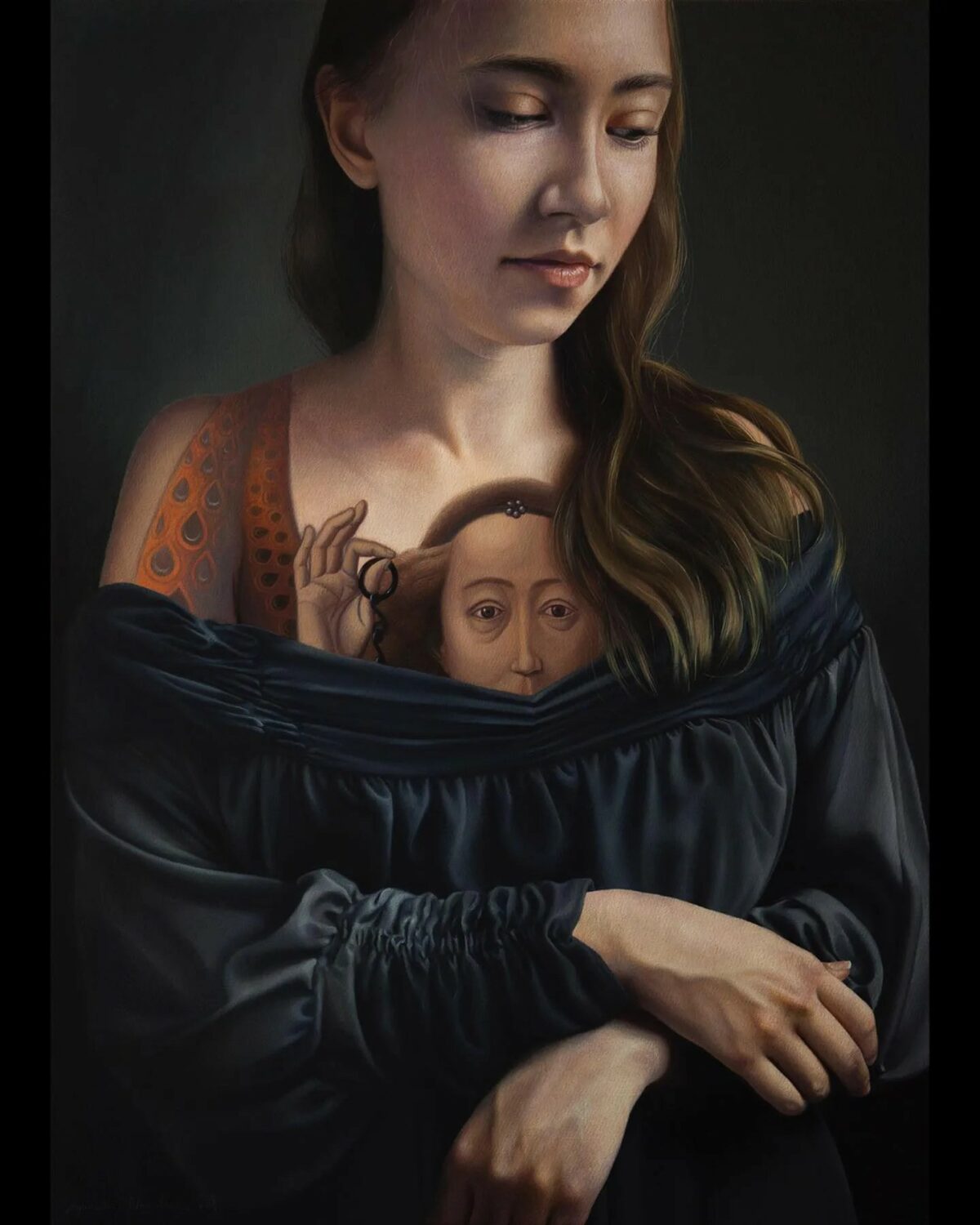 Girl Hyper Realistic Painting By Staudinger at Isaac Oppen blog