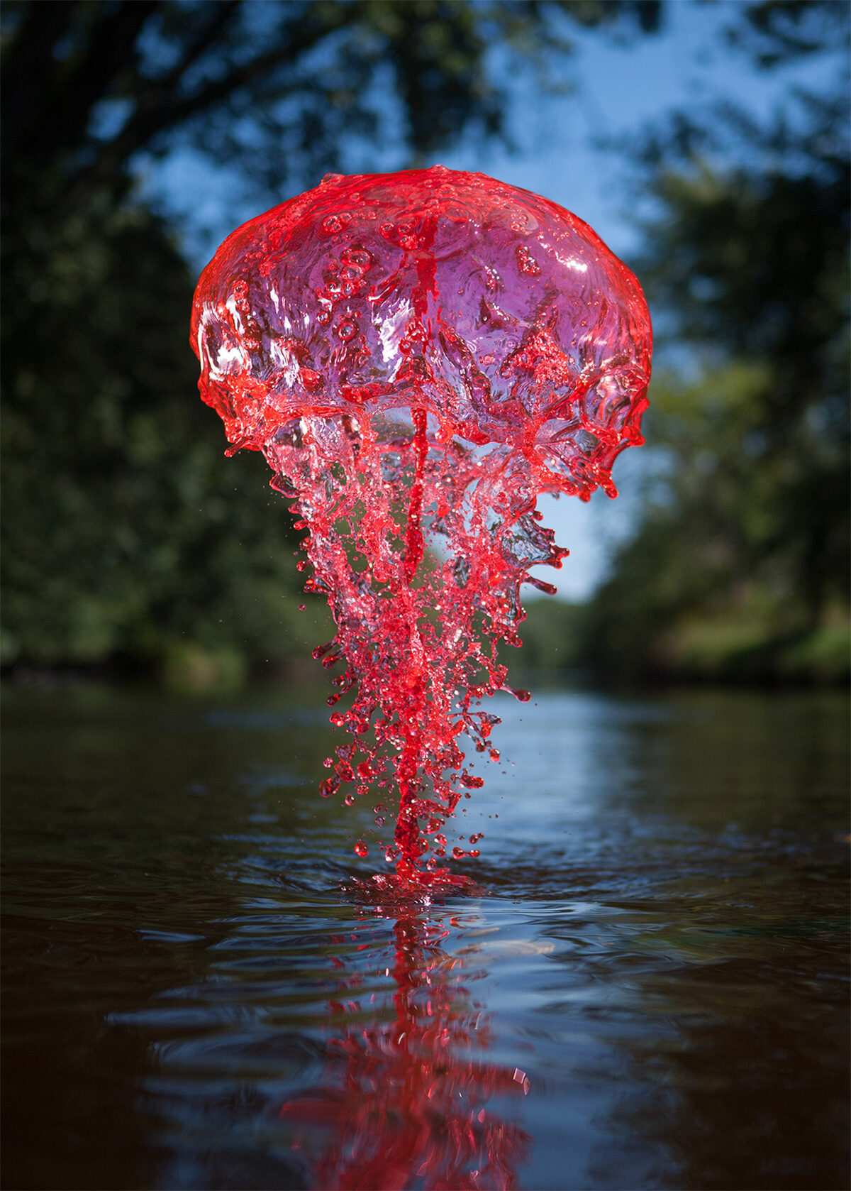 Jack Long: ordinary fluids turned into extraordinary art